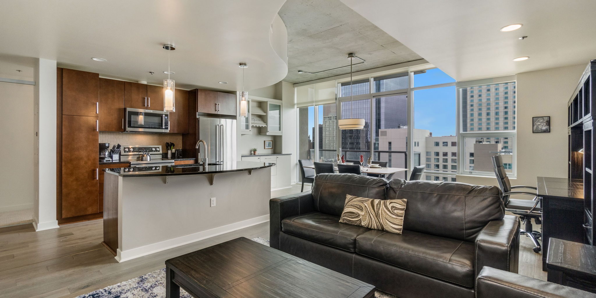 22nd Floor Spire Condo | Luxury 2BR in the Heart of Downtown Denver