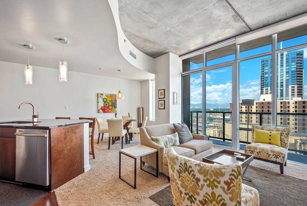 The Spire – 28th Floor 1 Bedroom Condo – AvenueWest Denver
